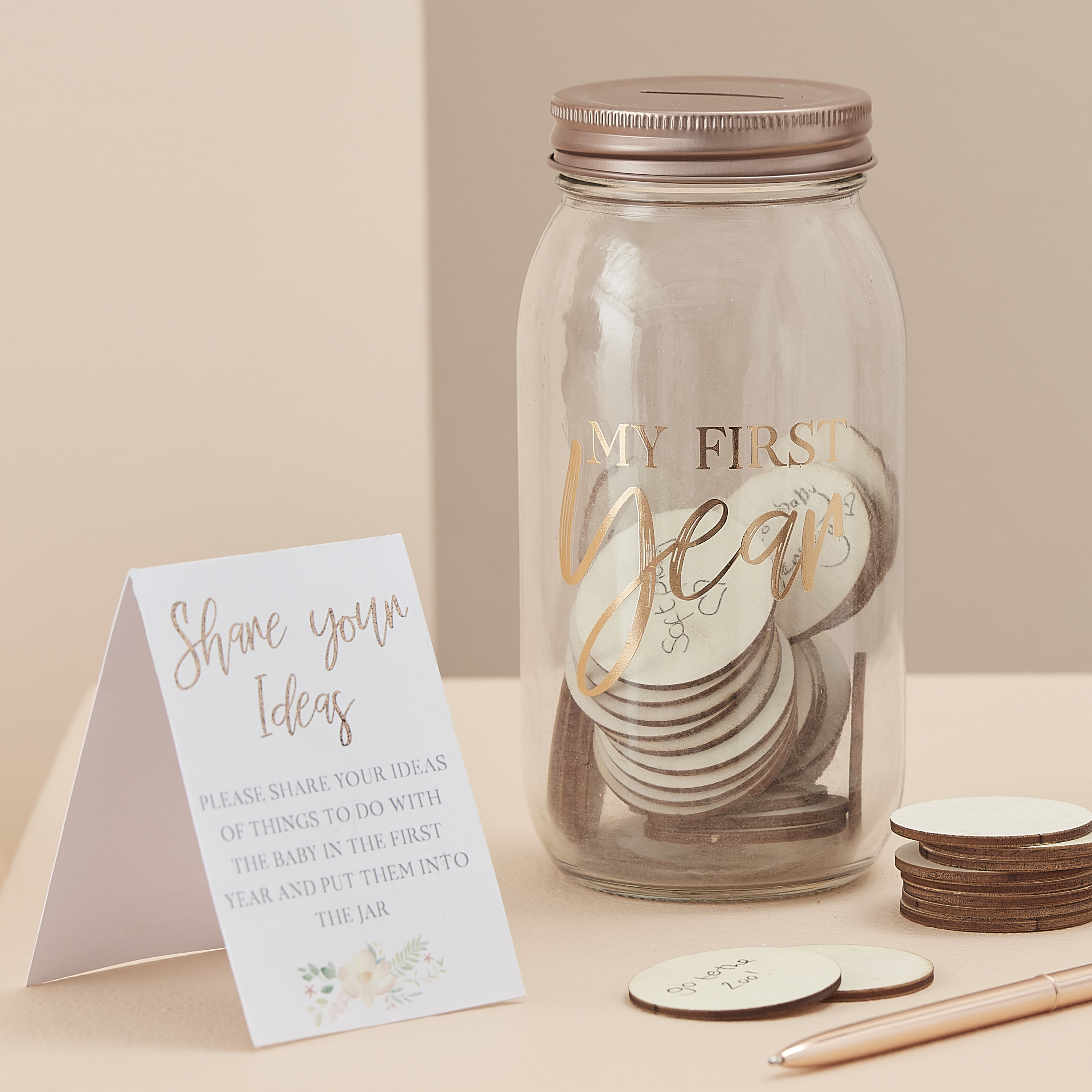 Baby's First Year Memory Jar | Ginger Ray