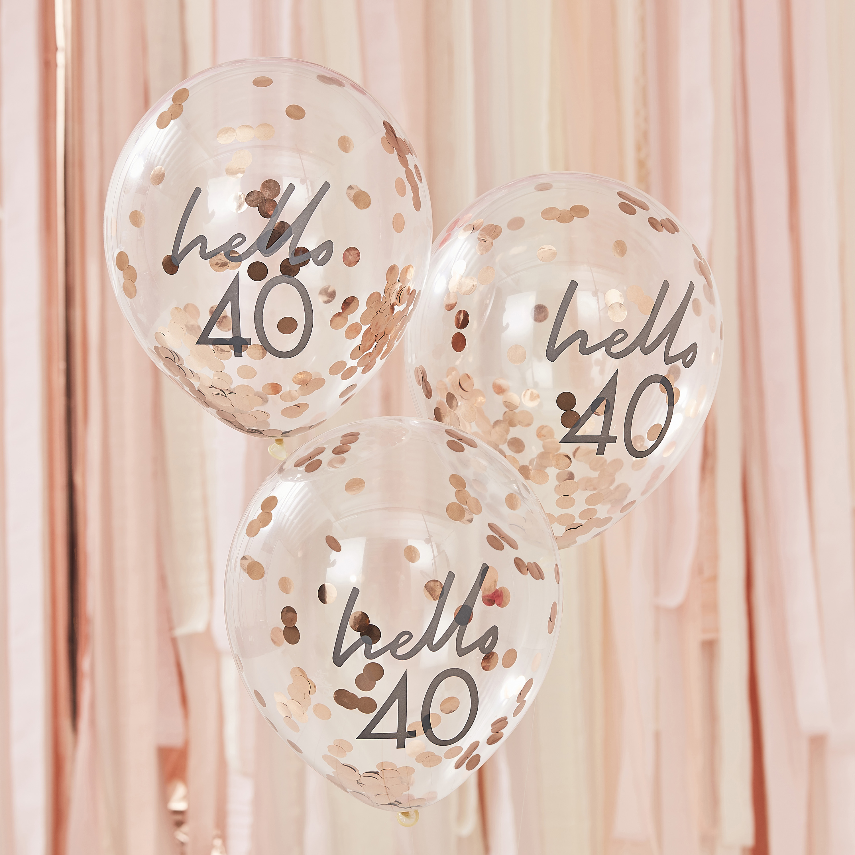 Hello 40 Birthday Balloons | Ginger Ray