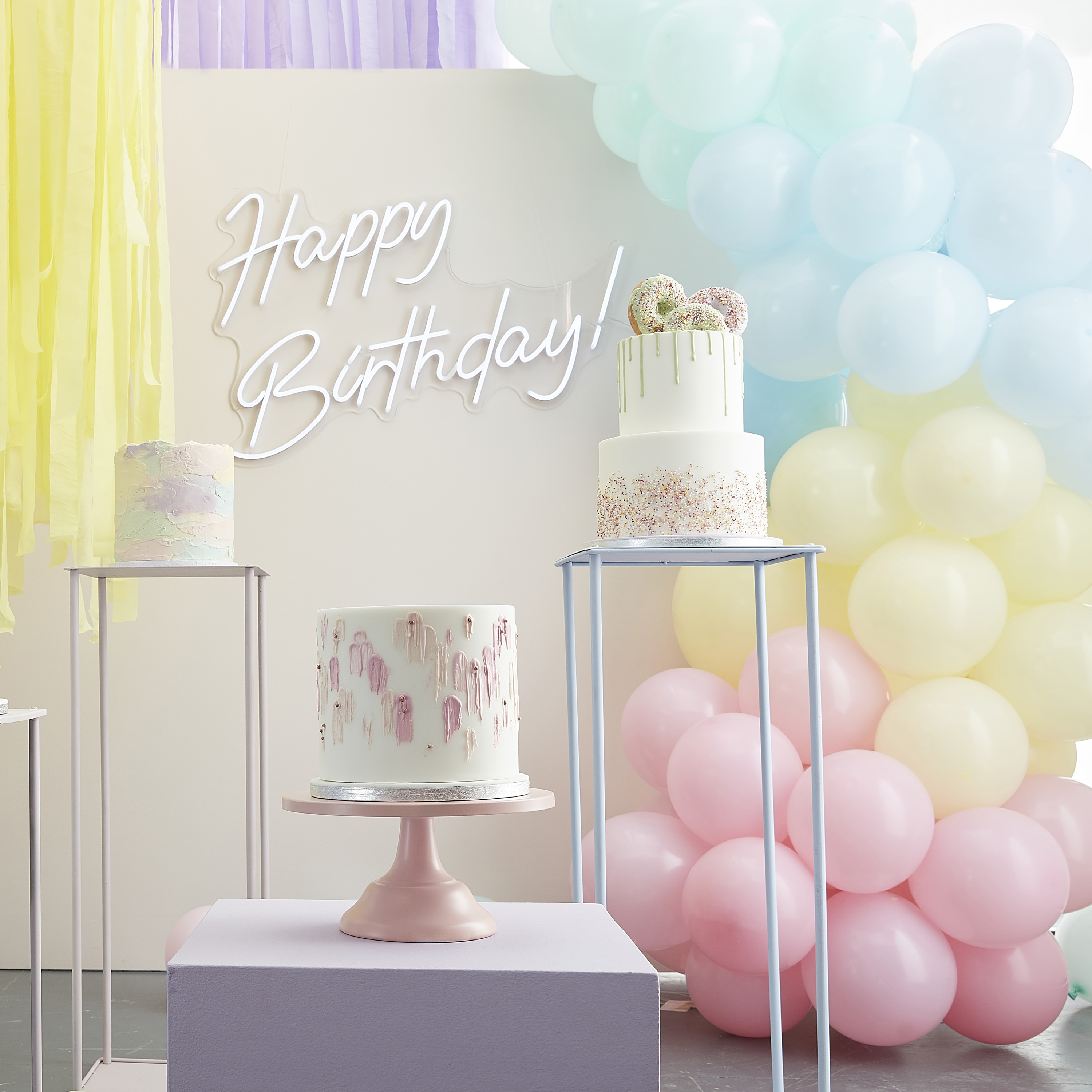 Mixed Pastels Balloon Arch Kit | Ginger Ray
