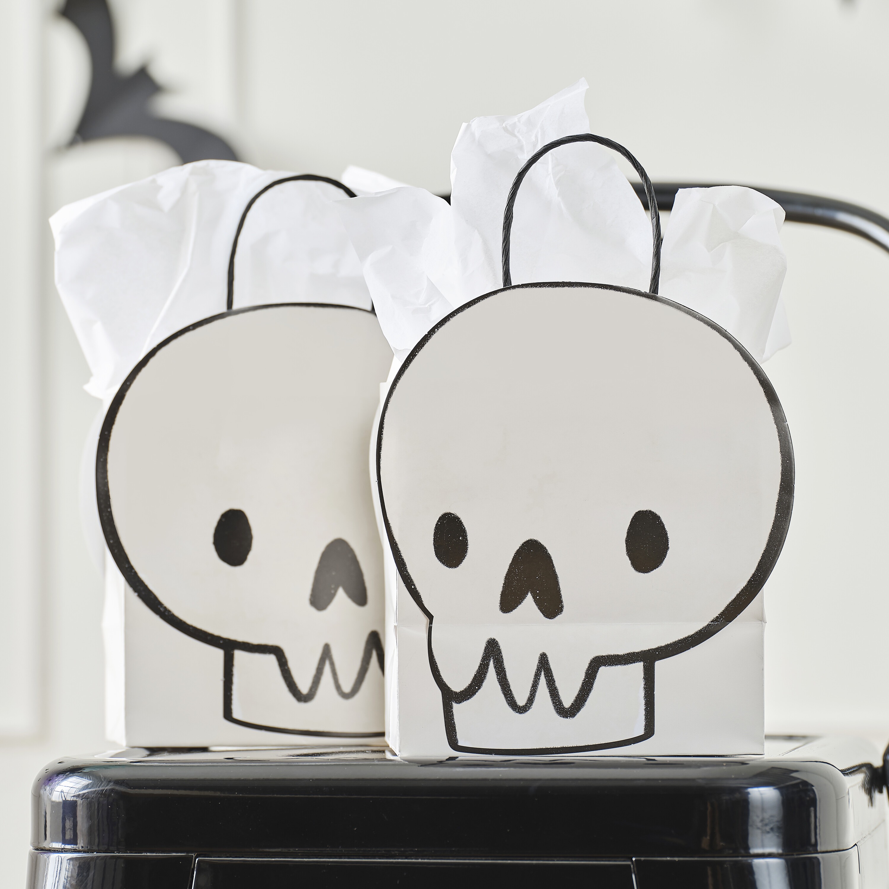Skull Halloween Paper Party Bags | Ginger Ray