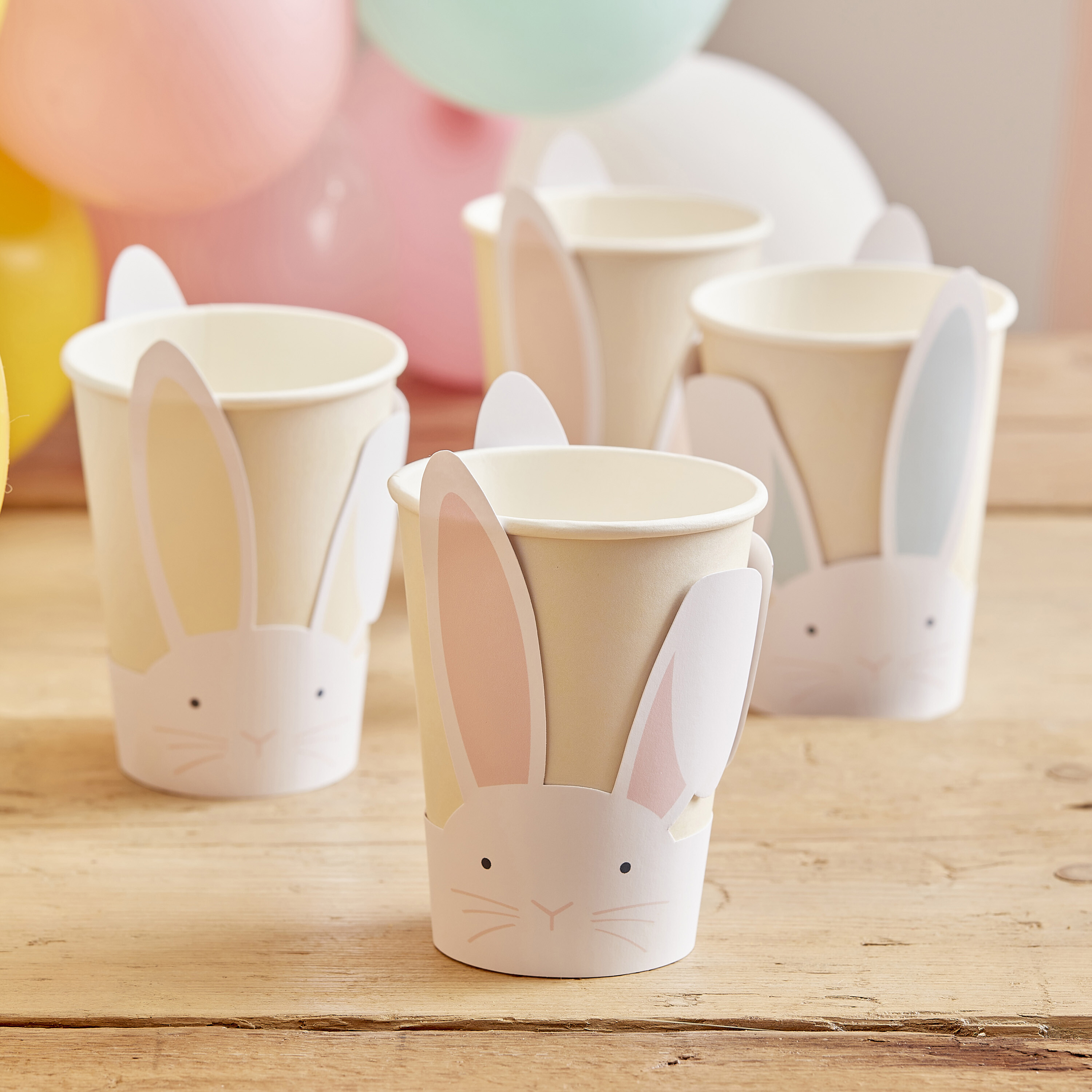 Pastel Easter Bunny Paper Cups | Ginger Ray
