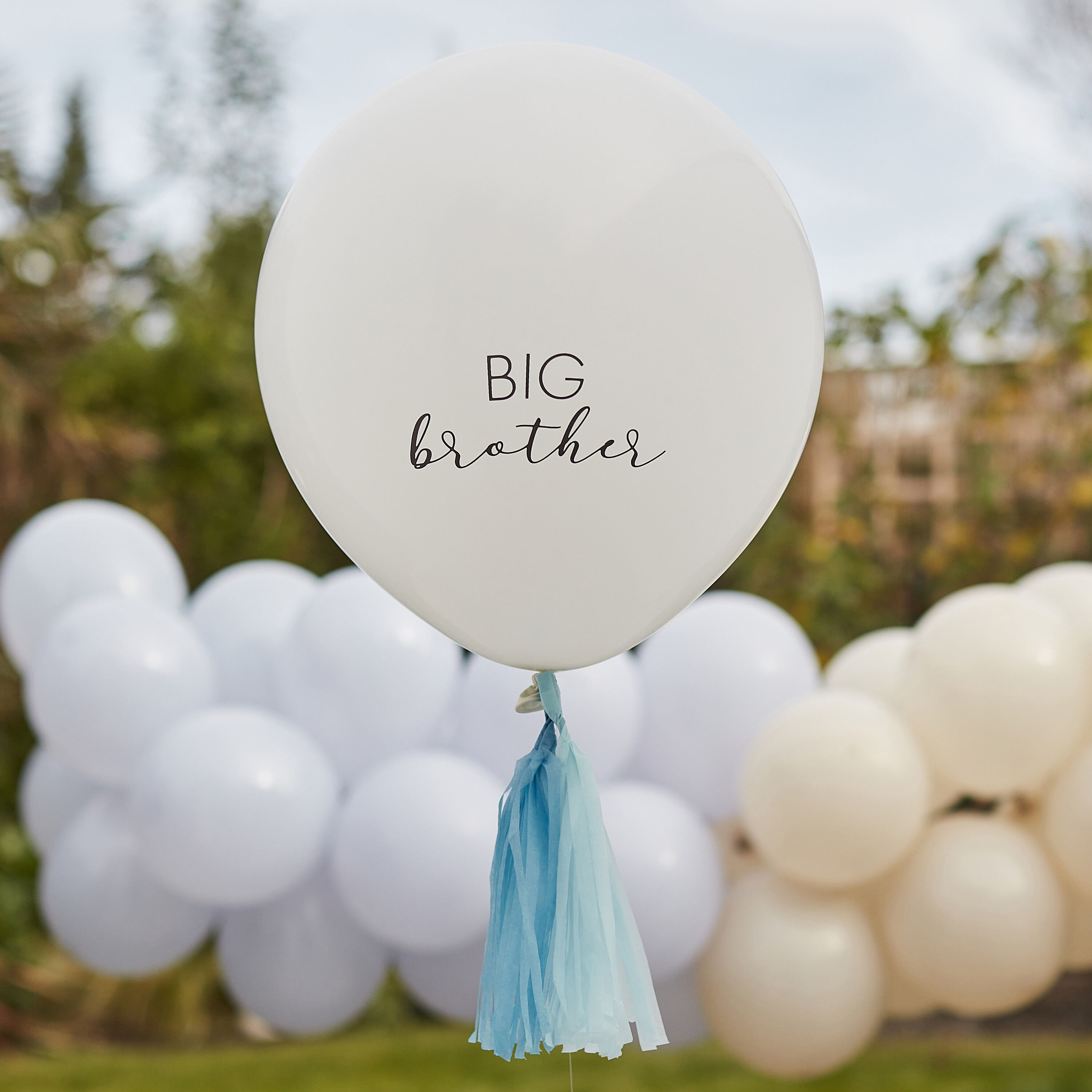 Big Brother Balloon with Blue Tassels | Ginger Ray